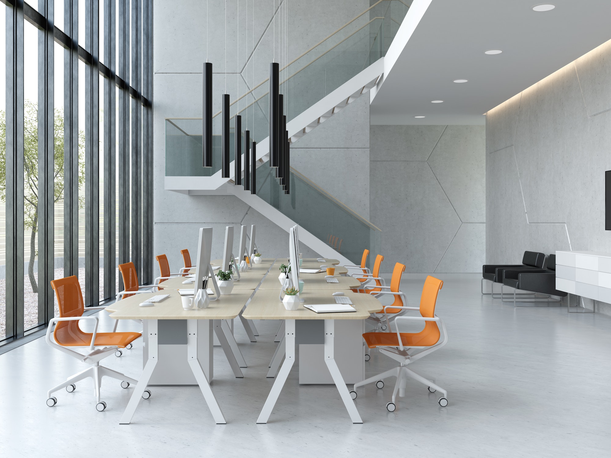 7 Konsep Interior Kantor yang Keren - Custom Furniture Bandung